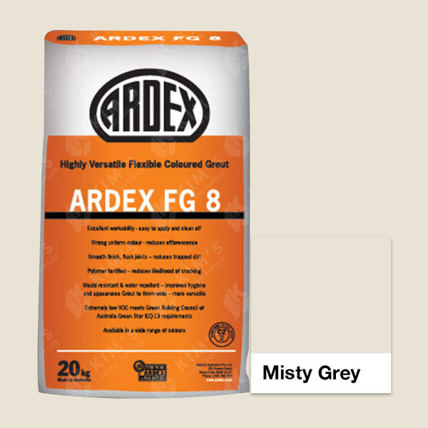 Buy ARDEX FG 8 Grout Misty Grey #241 – Premium Tile Grout in Melbourne ...