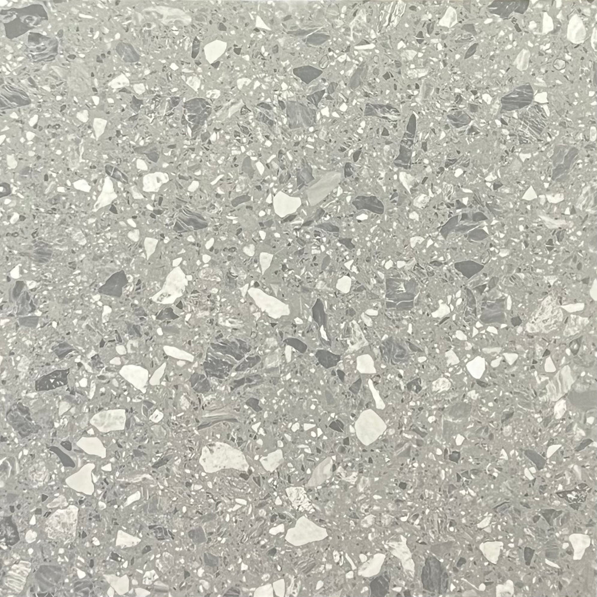 Light Grey Terrazzo Soft Matt 600X600– Amazing Tiles & Stone