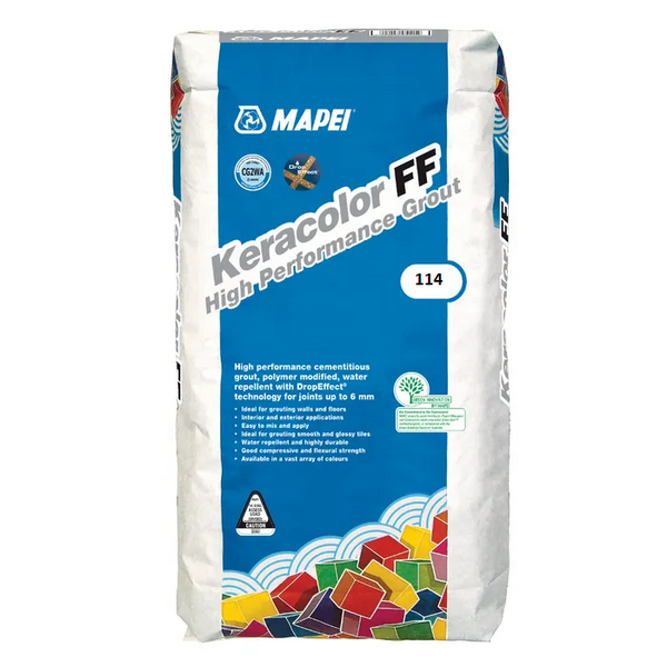 Buy MAPEI Keracolor Grout 20Kg – 114 Anthracite | Durable Tile Grout ...